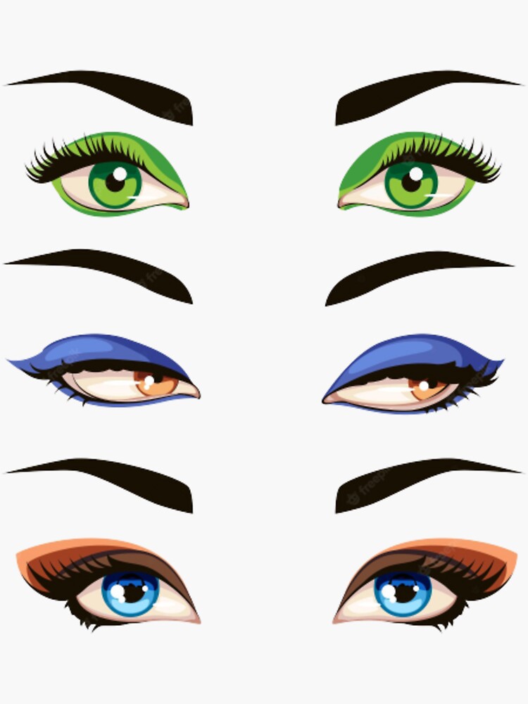 Beutifull Eye Girl Eye Hot Eye Sticker For Sale By Cutecenter1 Redbubble