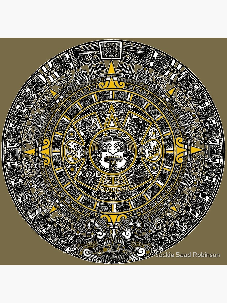 "CALENDARIO AZTECA" Poster for Sale by fashionforlove | Redbubble
