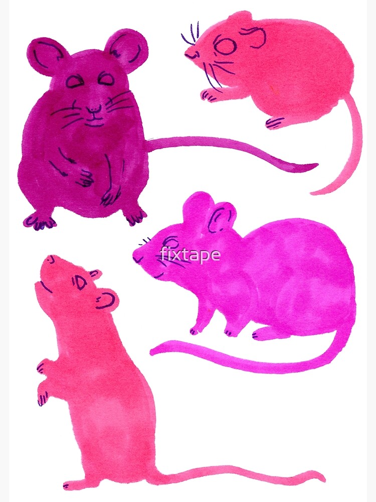 "Rodents " Poster by fixtape | Redbubble