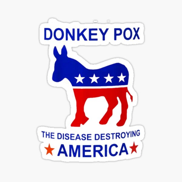 "Donkey Pox (12)" Sticker for Sale by SophroniaMosby | Redbubble