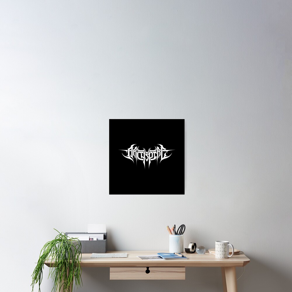 "Archspire logo white" Poster for Sale by mgeadhitya11 | Redbubble