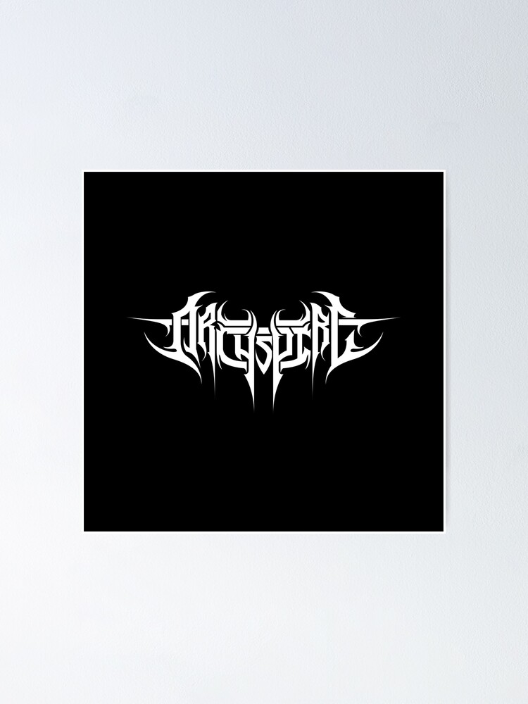 "Archspire logo white" Poster for Sale by mgeadhitya11 | Redbubble