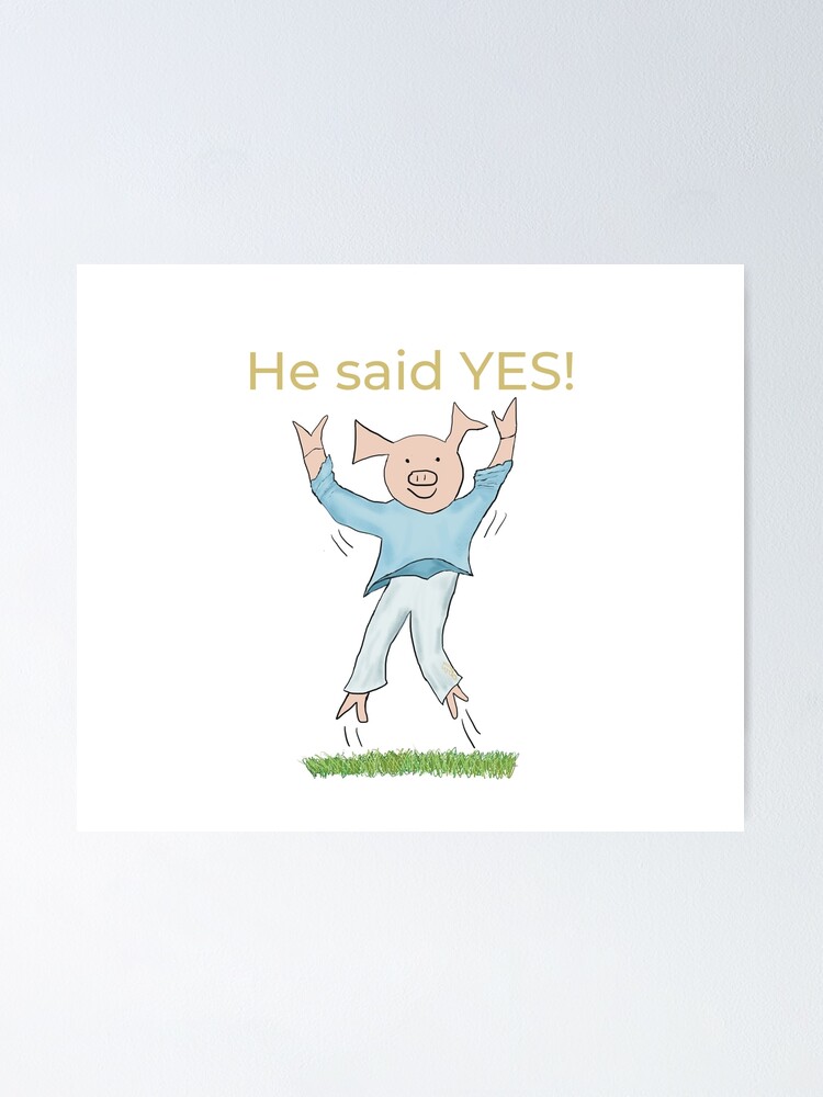 "He said yes! White, Engagement, proposal, moving in together, going ...