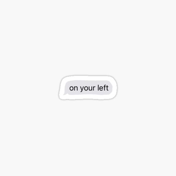 "on your left text sam wilson" Sticker for Sale by mjartsy | Redbubble