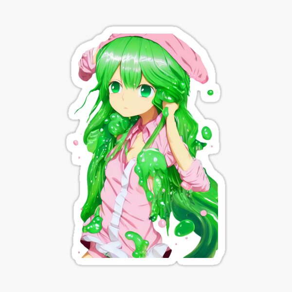 "Anime Slime Girl - Nana" Sticker for Sale by DreamOfBunnies | Redbubble