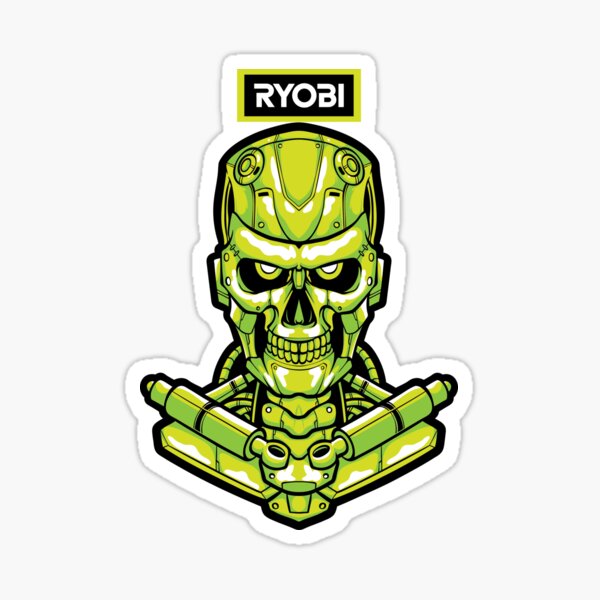"Ryobi Robo" Sticker for Sale by Gear-head | Redbubble