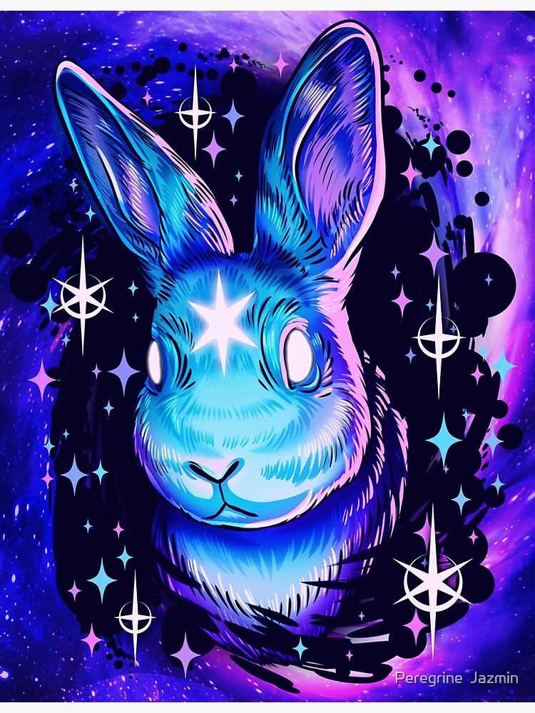 "Black Hole Rabbit " Poster for Sale by retkikosmos | Redbubble