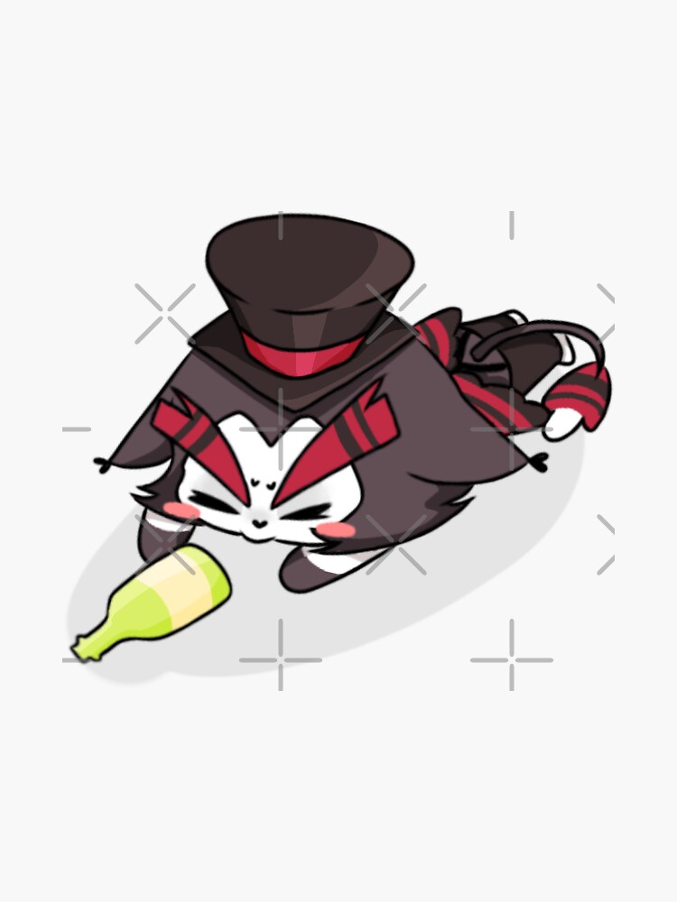 "Chibi Husk Flop" Sticker for Sale by goatgoesmbe | Redbubble