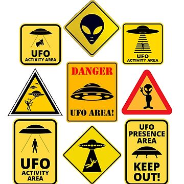 "Alien Traffic Signs " Art Board Print for Sale by DeusExMachina1 ...