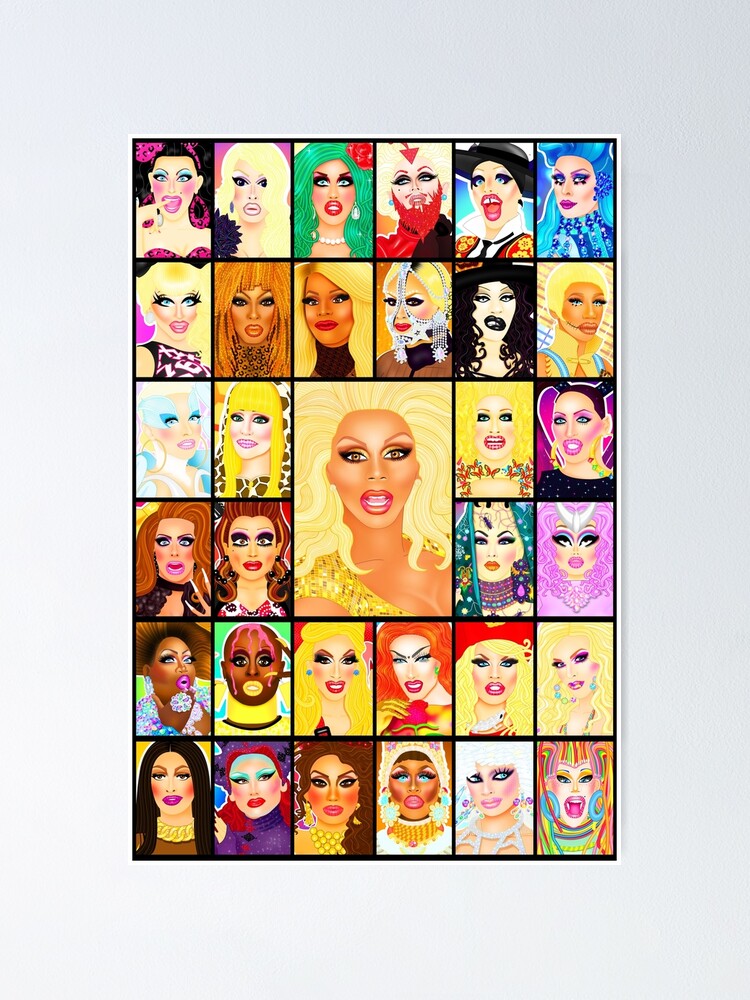 "DRAG QUEEN ROYALTY" Poster by RipstirLeon87 | Redbubble