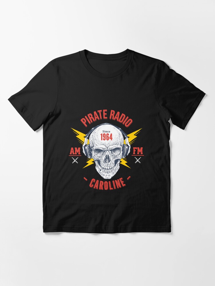 "Radio Caroline Retro Vintage Pirate Radio" Essential T-Shirt for Sale ...