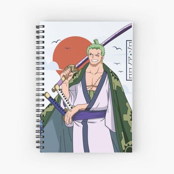 "One Piece Roronoa Zoro Wano" Journal for Sale by StevenCassidy | Redbubble