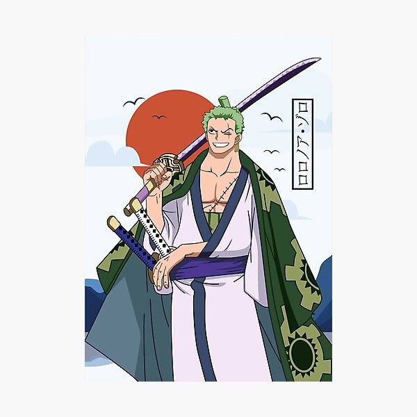 "One Piece Roronoa Zoro Wano" Photographic Print for Sale by ...