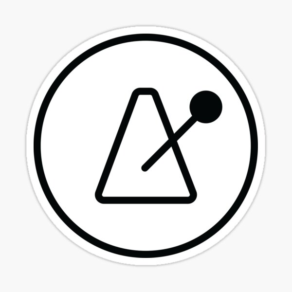 "Metronome for Electronic Musician" Sticker for Sale by AtomicMalibu ...