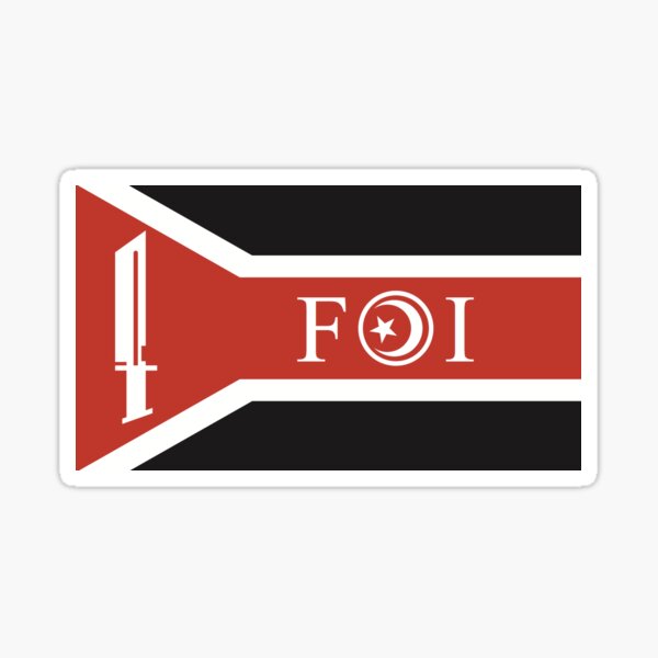 "FRUIT OF ISLAM (FOI) CORNER LOGO" Sticker for Sale by FOIAPPARREL ...