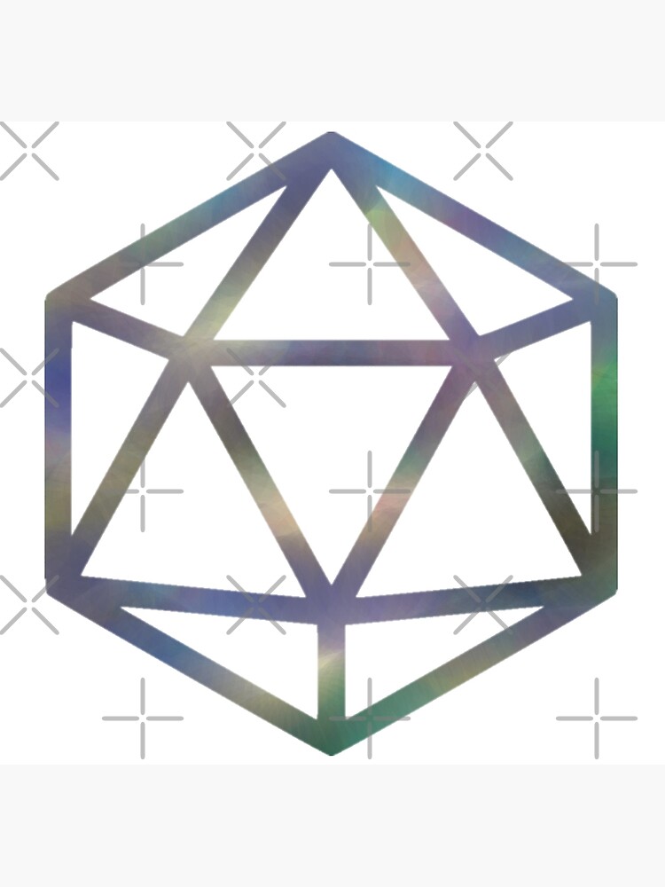 "Choose your class D20" Poster for Sale by Dead1bird | Redbubble