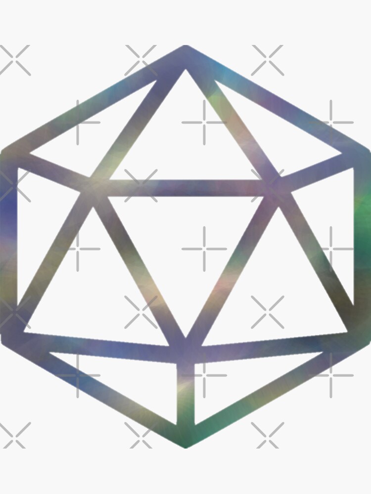 "Choose your class D20" Sticker for Sale by Dead1bird | Redbubble