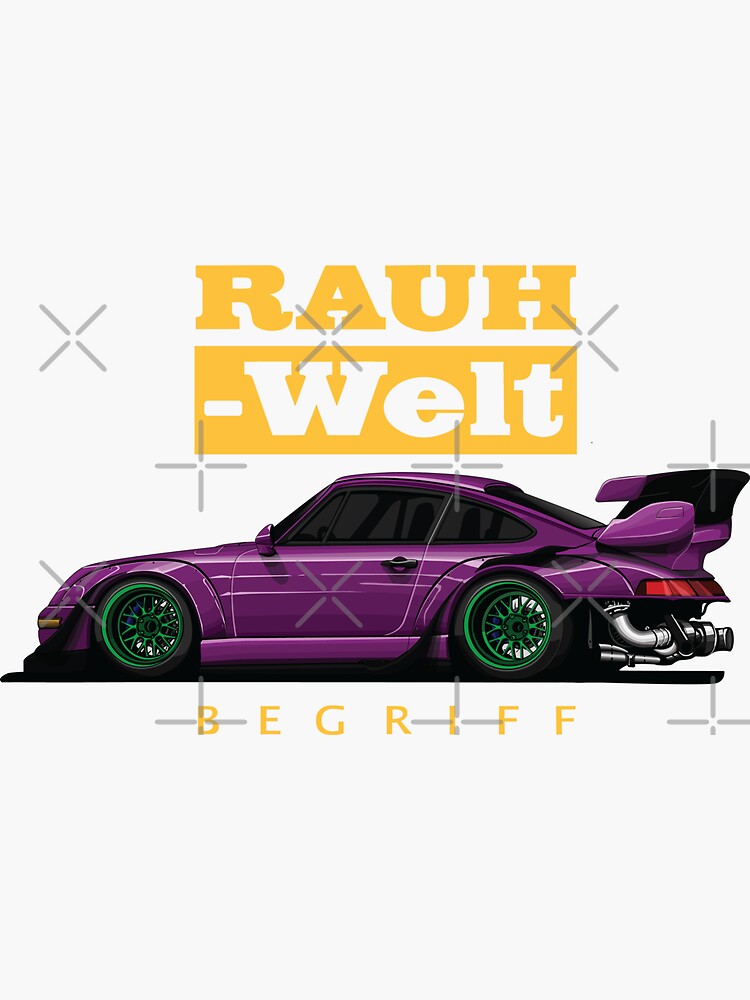 "RWB - Rauh Welt Begriff" Sticker for Sale by orvaladeesign | Redbubble