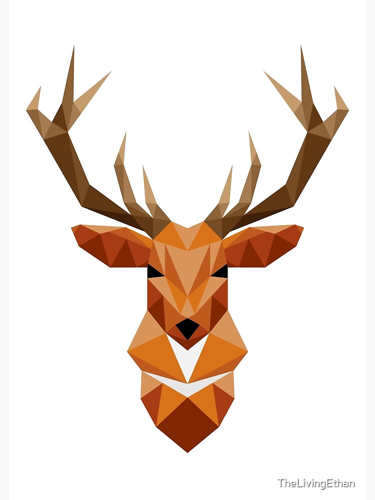 "Geometric Deer" Art Print for Sale by TheLivingEthan | Redbubble