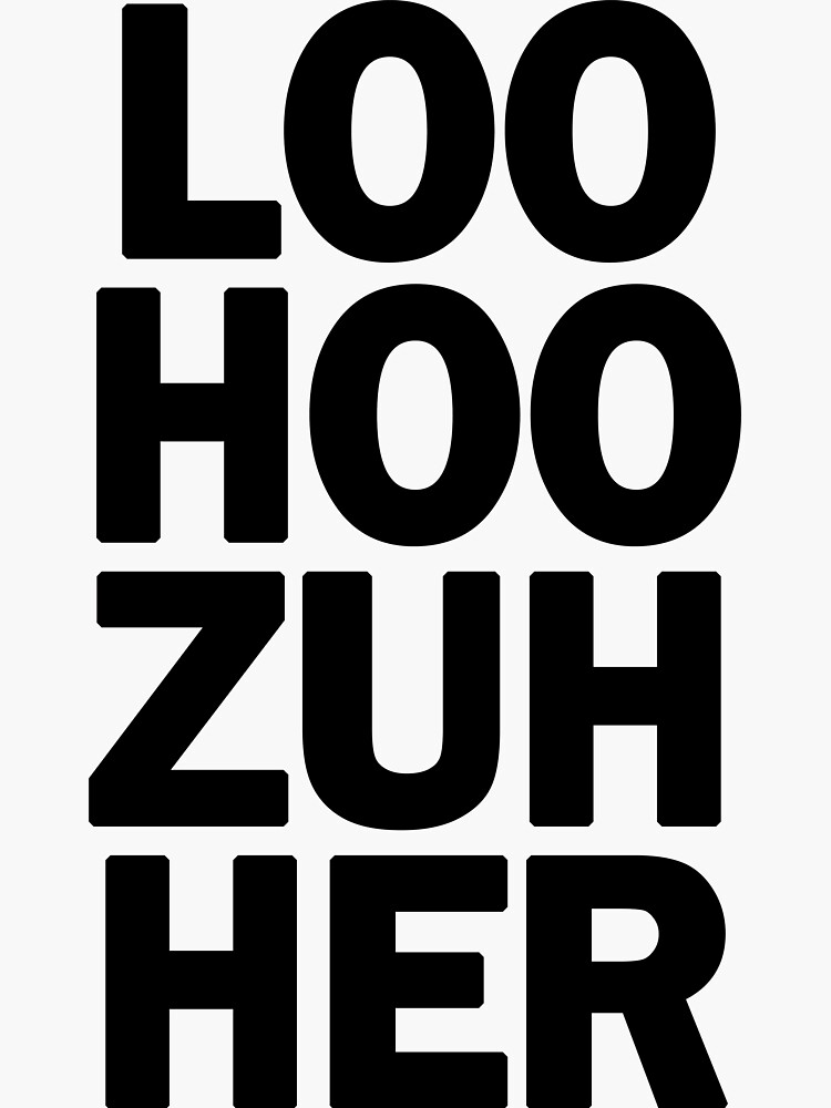 "Ace Ventura - Loo Hoo Zuh Elle T-shirt" Sticker for Sale by GD7design ...