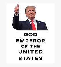 God Emperor Trump Wall Art | Redbubble