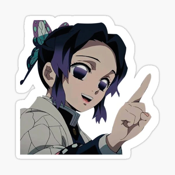 "Kochō Shinobu" Sticker for Sale by Mrdanial | Redbubble