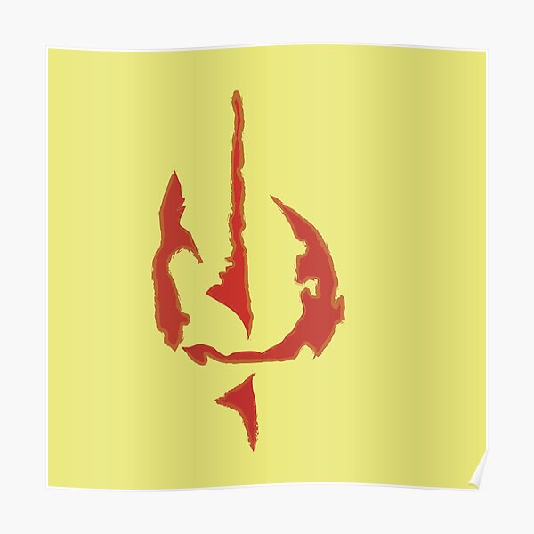 "Eye of Sauron Logo" Poster for Sale by skocartwork | Redbubble