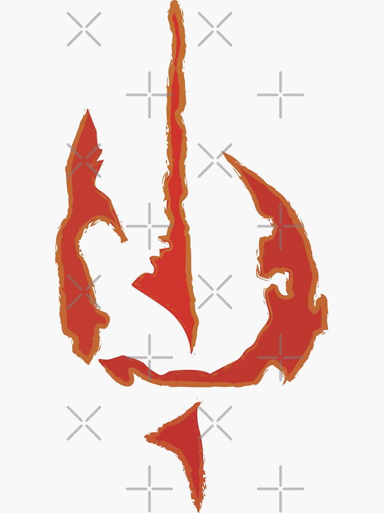 "Eye of Sauron Logo" Sticker for Sale by skocartwork | Redbubble