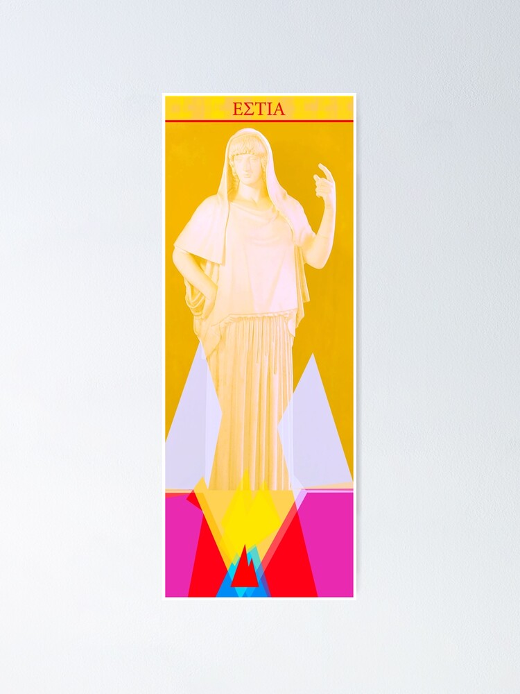 "Hestia, the Olympian Goddess in every home" Poster for Sale by technai ...
