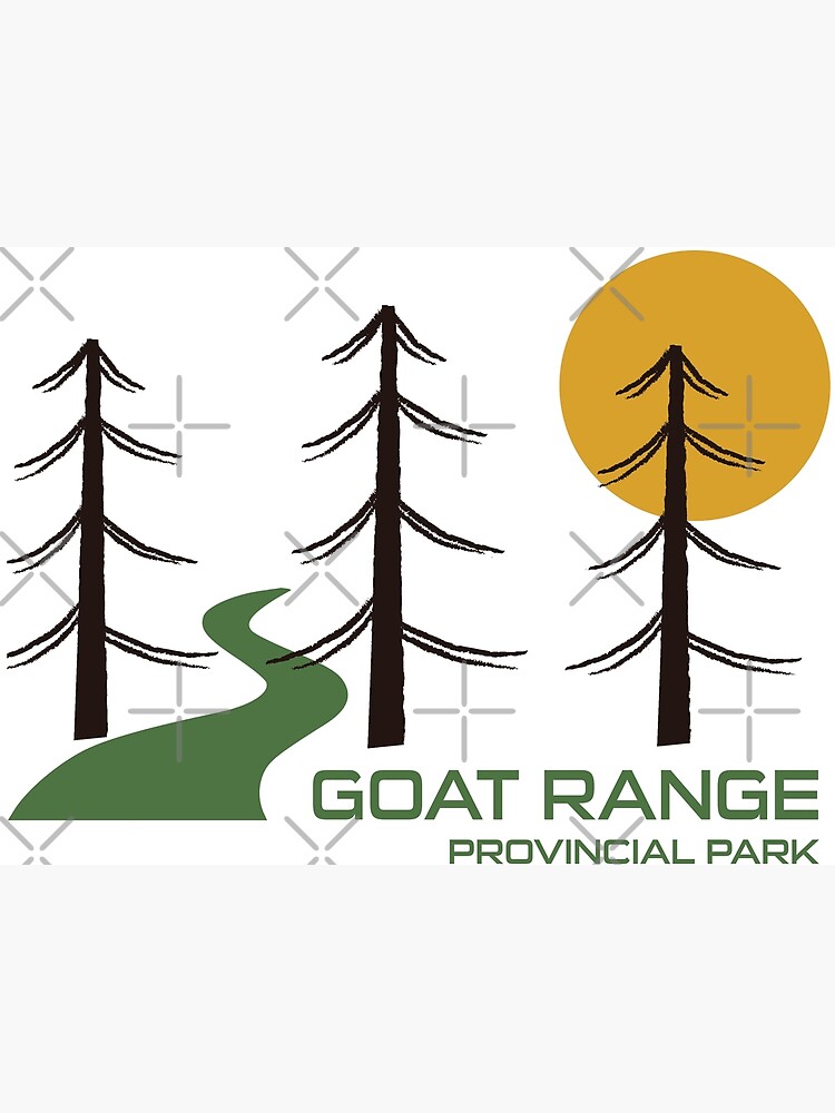 "Goat Range Provincial Park Trail" Poster for Sale by esskay | Redbubble
