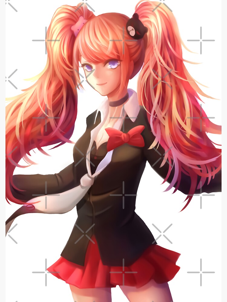 "Junko Enoshima Danganronpa Drawing For Otaku" Sticker for Sale by ...