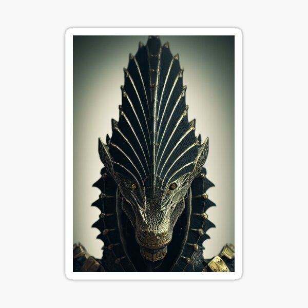 "Crocodile Knight" Sticker for Sale by KungFuChaos | Redbubble