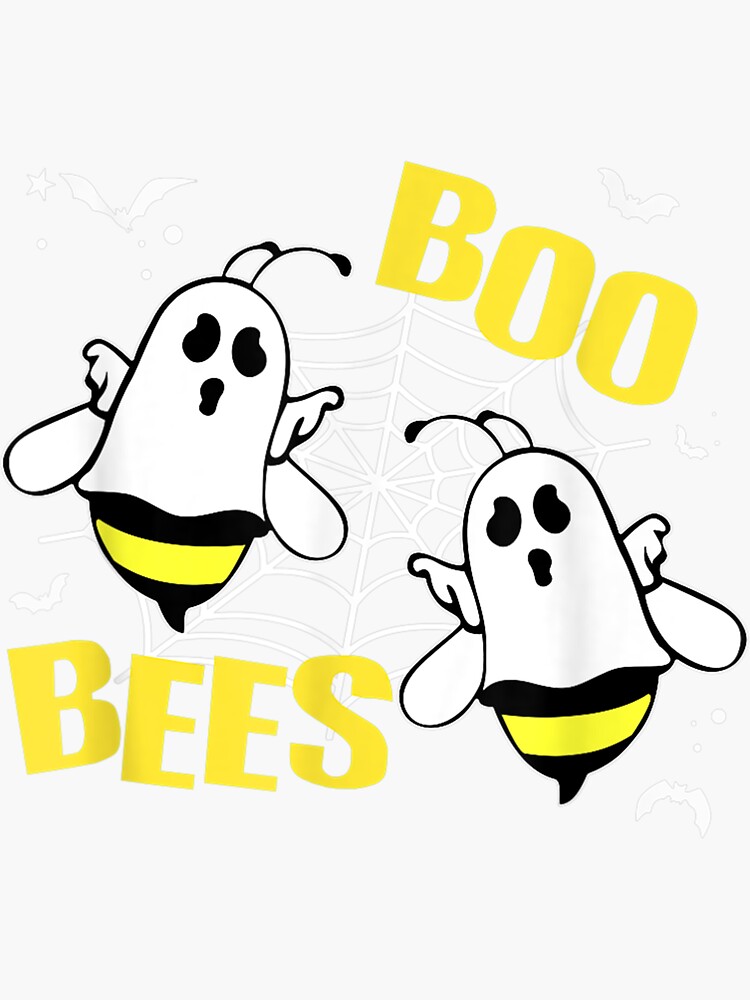 "Boo Bees Couples Halloween Costume Funny Boobee" Sticker for Sale by ...