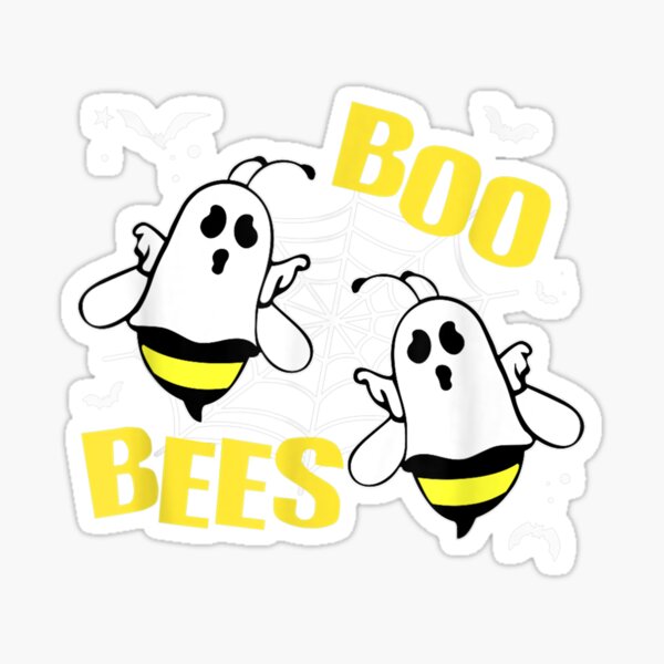 "Boo Bees Couples Halloween Costume Funny Boobee" Sticker for Sale by ...