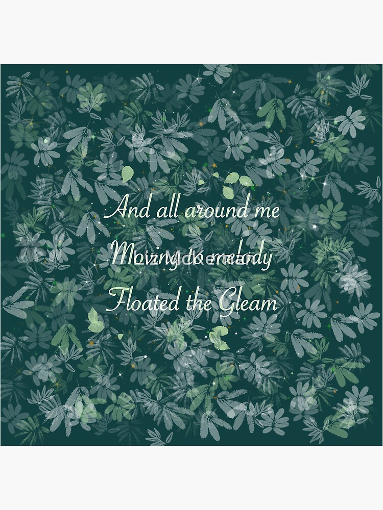 "Floating in the Gleam" Sticker for Sale by McLiz | Redbubble