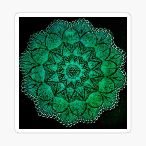 "Turquoise Ray Art Prints" Sticker for Sale by SoulArtSara | Redbubble