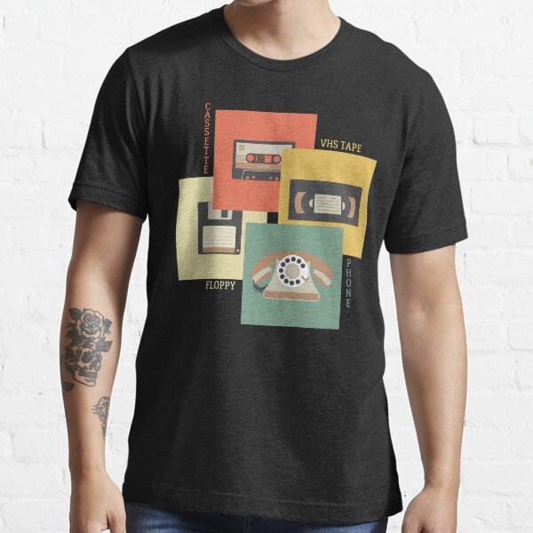 "The Four Retro Tech Elements" T-shirt for Sale by CalaveraArt ...