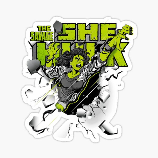 "she hulk she hulk she hulk" Sticker for Sale by Art-Merch | Redbubble