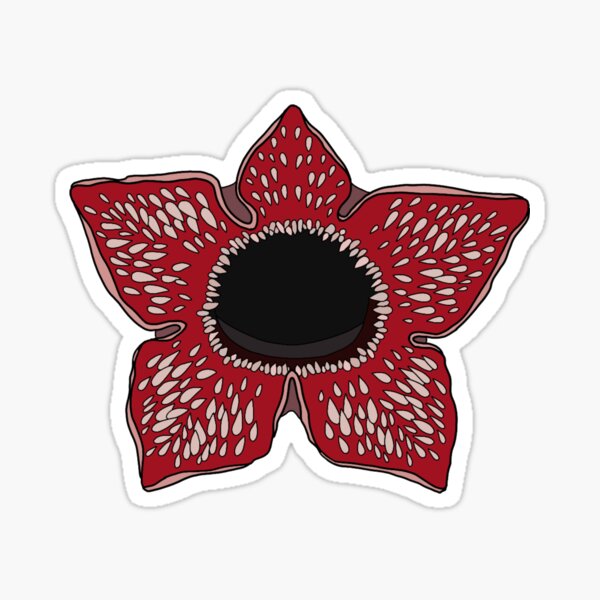"Stranger Things Demogorgon " Sticker for Sale by allybally7733 | Redbubble