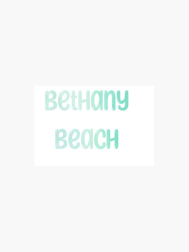 "Bethany Beach, Delaware" Sticker for Sale by KeirasKorner | Redbubble