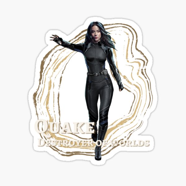 "Quake / Daisy Johnson" Sticker for Sale by AzizAloraifan | Redbubble