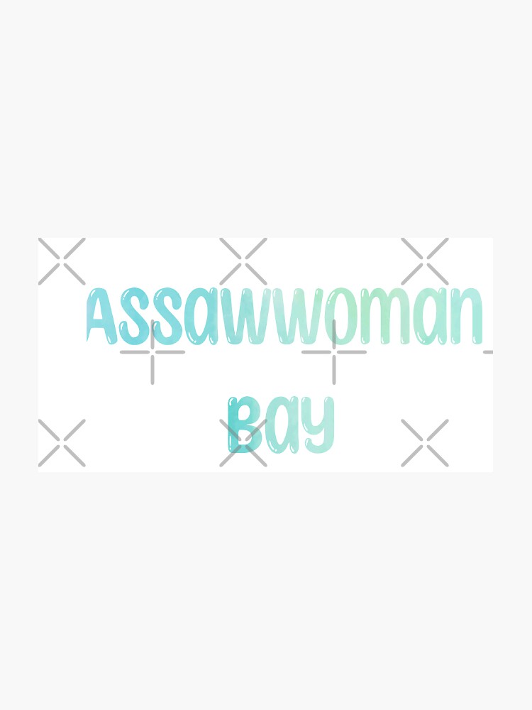 "Assawoman Bay, OCMD" Sticker for Sale by KeirasKorner | Redbubble