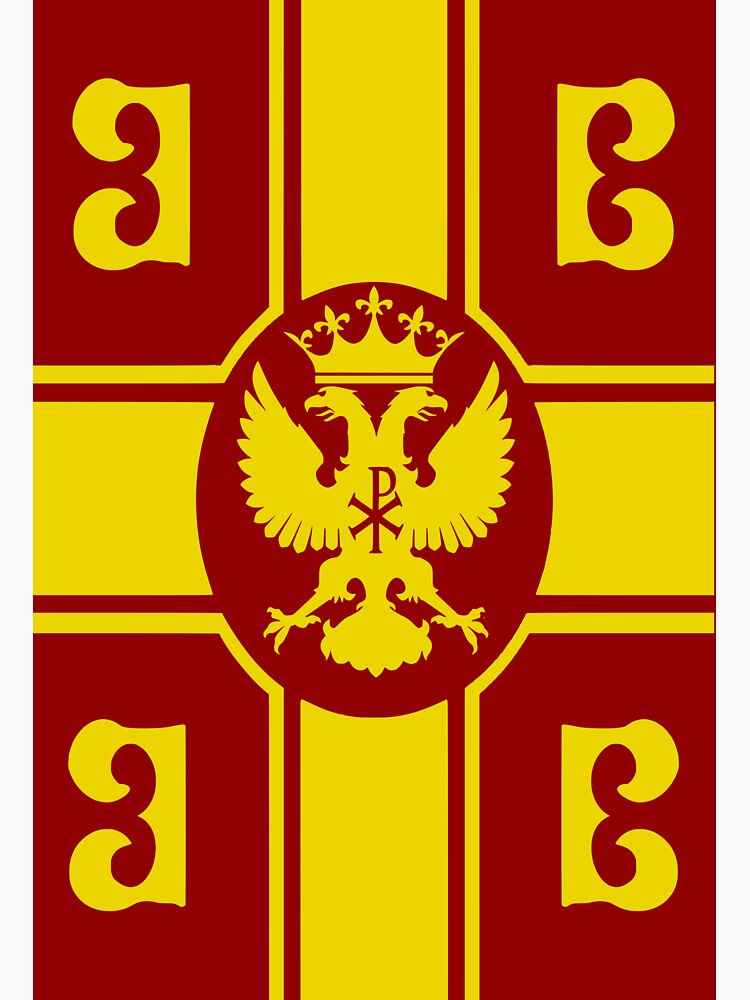 "Flag of Eastern Roman Empire (Byzantium)" Sticker for Sale by Igi93 ...