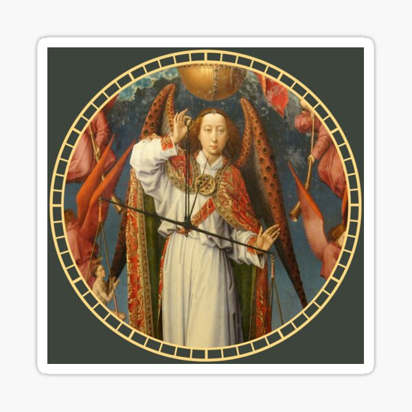"ST 24 025 Archangel Saint Michael" Sticker for Sale by Jikuushop ...