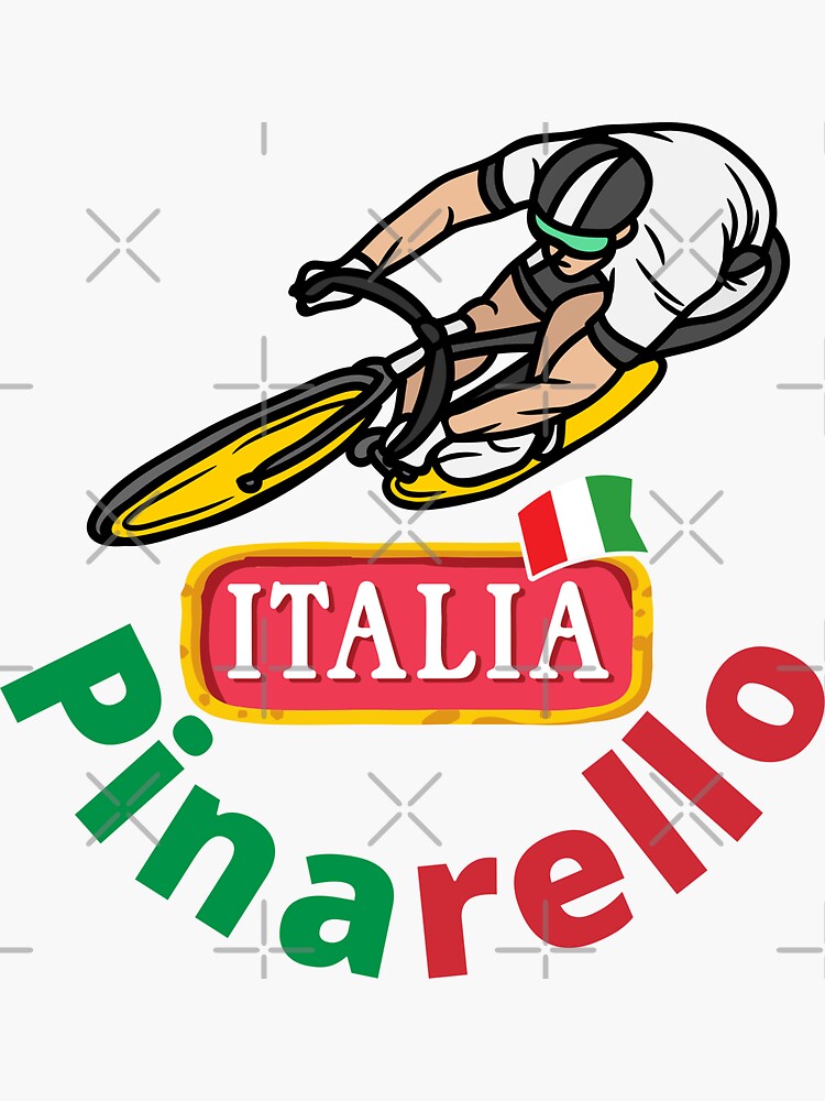 "Pinarello Italia" Sticker for Sale by TLEMCEN13 | Redbubble