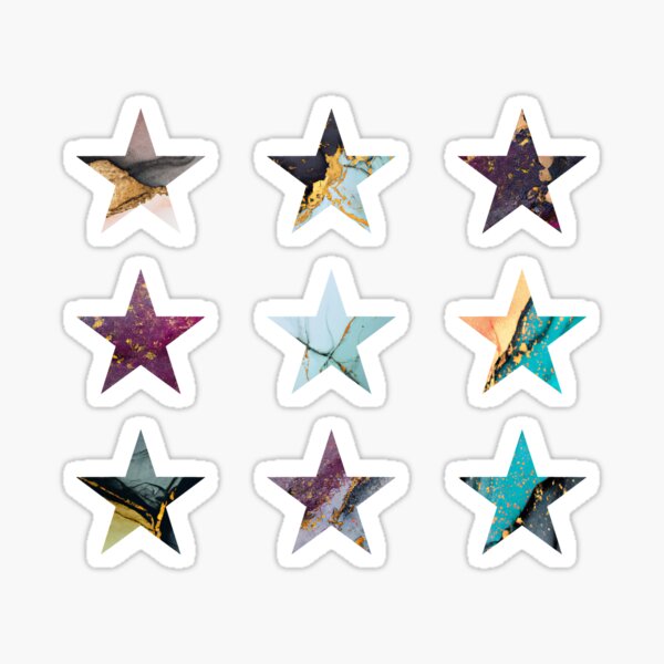 "Cute Girly Glam Metallic Gold And Marble Glitter Stars Aesthetic ...