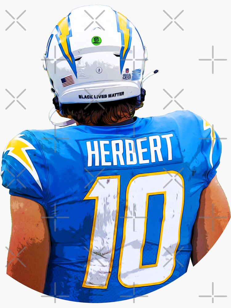 "Justin Herbert football quarterback ART" Sticker for Sale by Jimmy ...