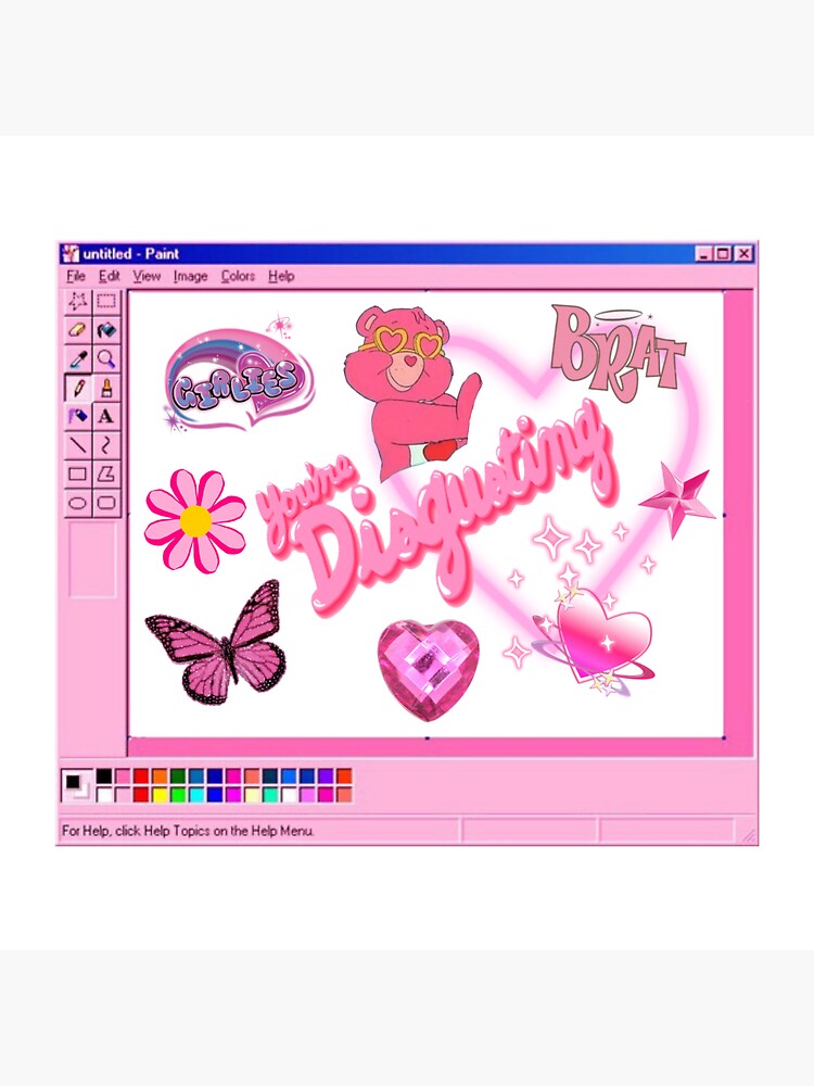 "Y2K Clipart" Sticker for Sale by jeemmmaaaa | Redbubble