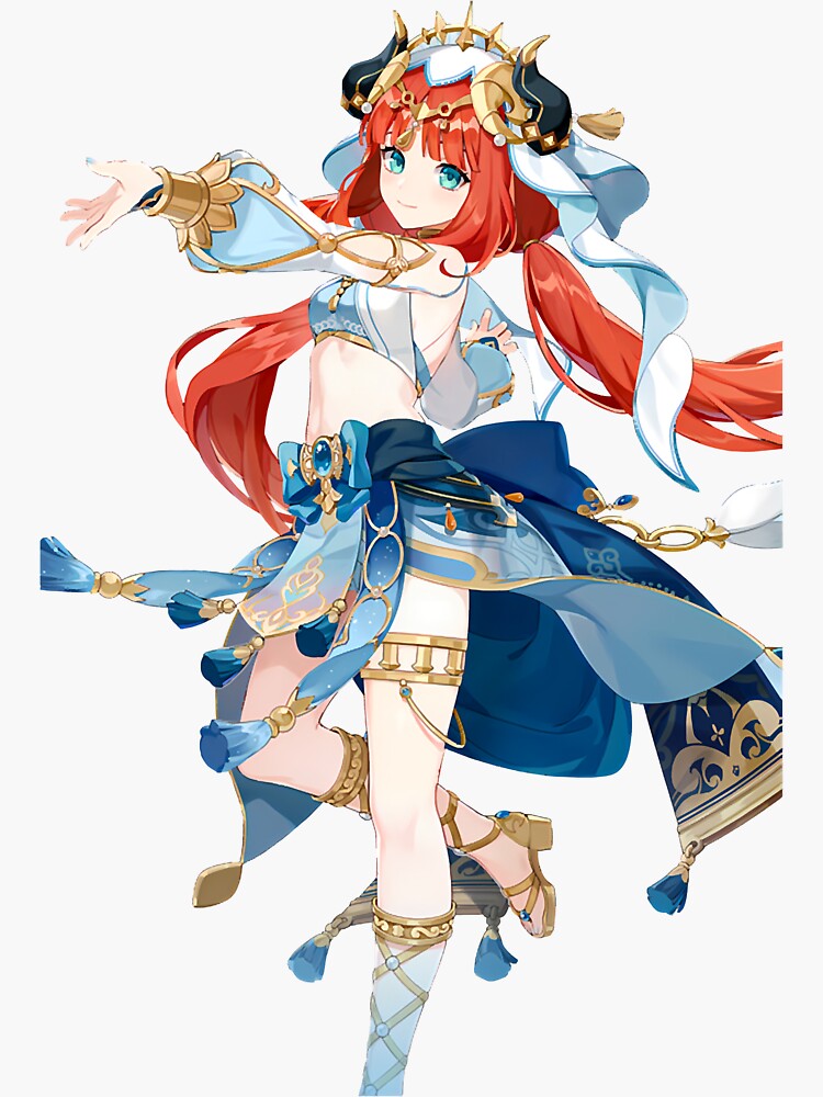 "Genshin Impact Nilou " Sticker for Sale by DereDereStore | Redbubble