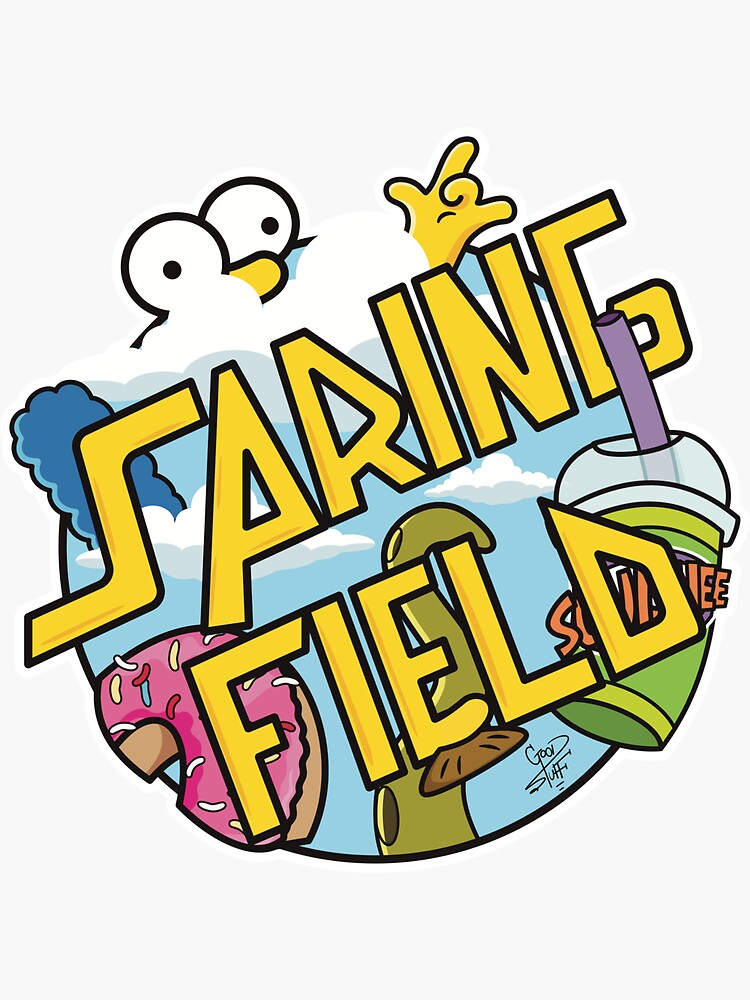 "Springfield Logo" Sticker for Sale by ThatGoodStuff1 | Redbubble